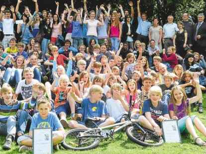 Klassen sammeln Kilometer