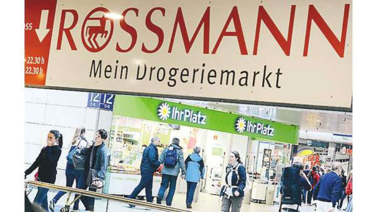 Rossmann will 104 Filialen von Ihr Platz