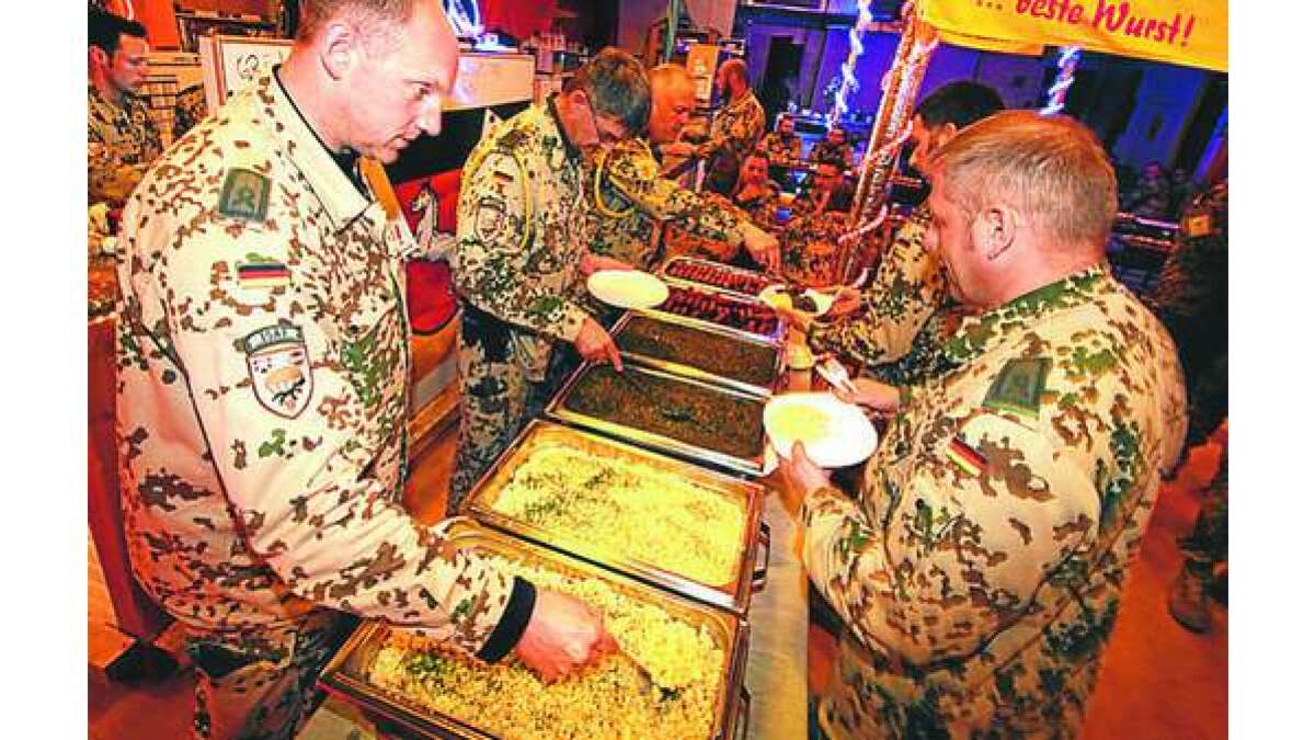Grünkohl für die Soldaten