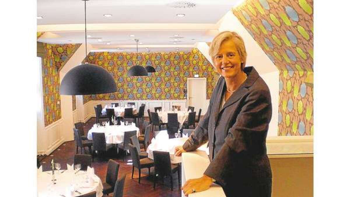 Bunter Blickfang im goldenen Saal