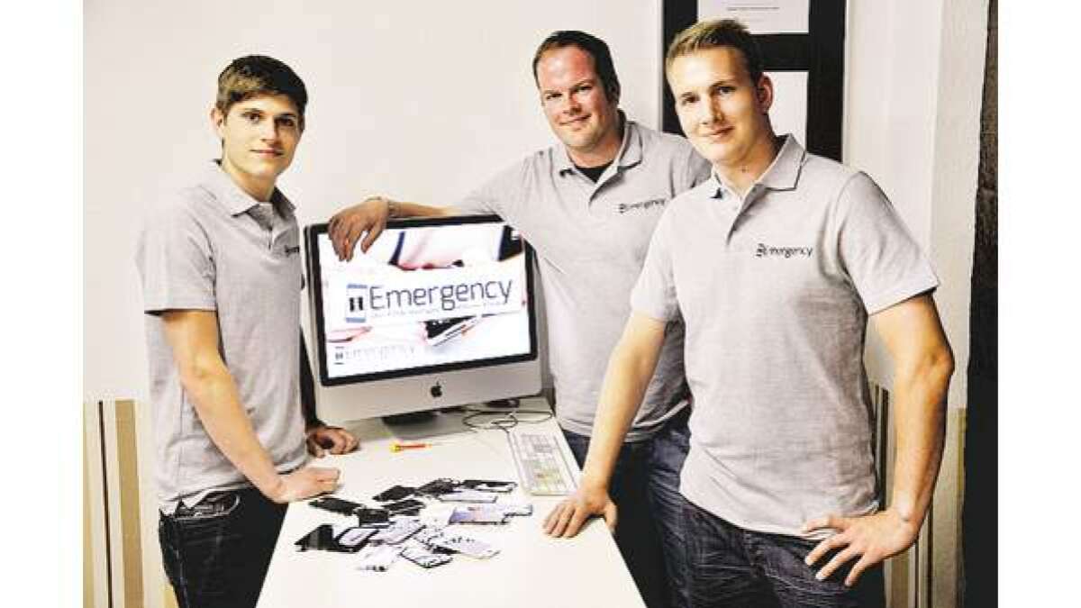 Junge Technik-Freaks gründen Klinik für iPhones