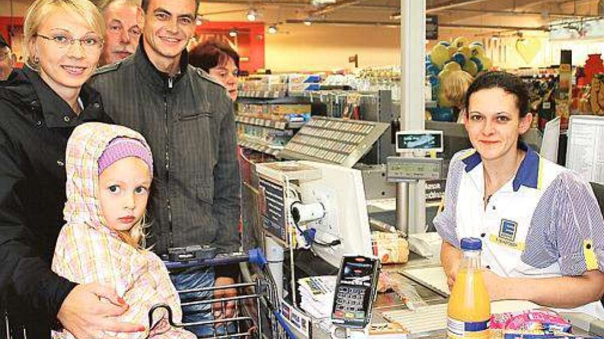 Schon am Morgen kommen jede Menge Kunden