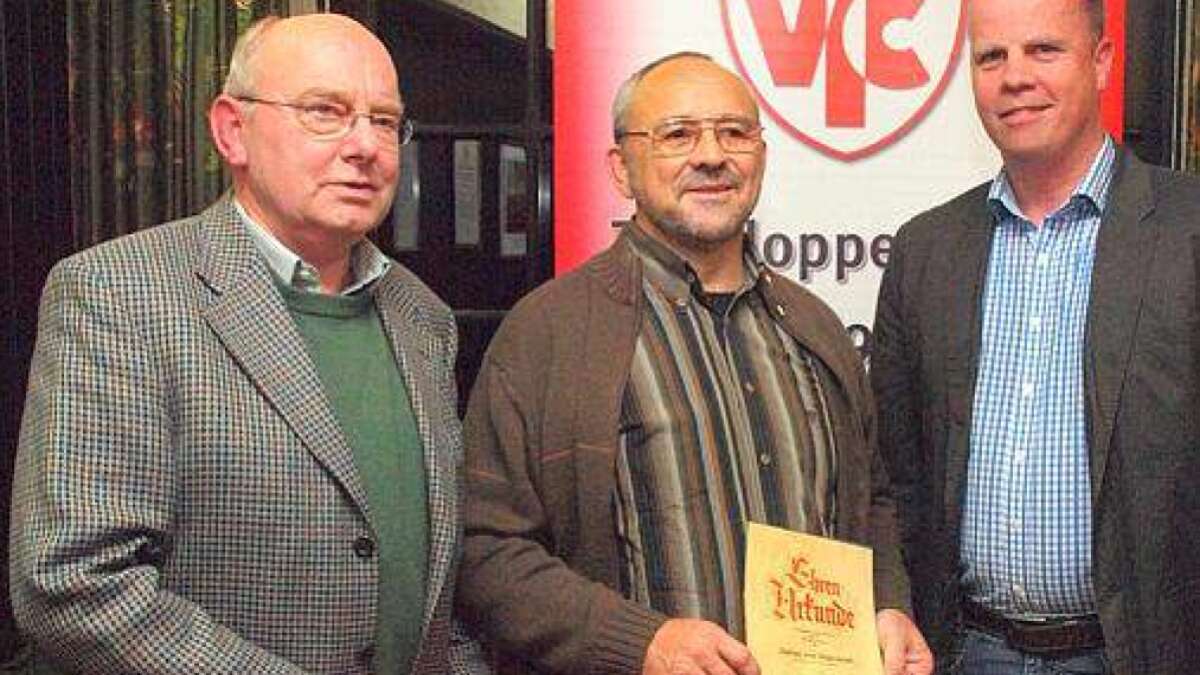 Grotz und Schröter 50 Jahre TVC-Mitglied