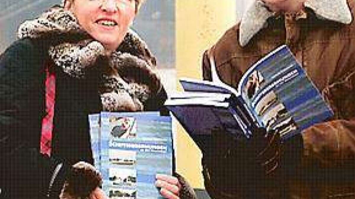 Begegnung mit Schiffen auf der Unterweser