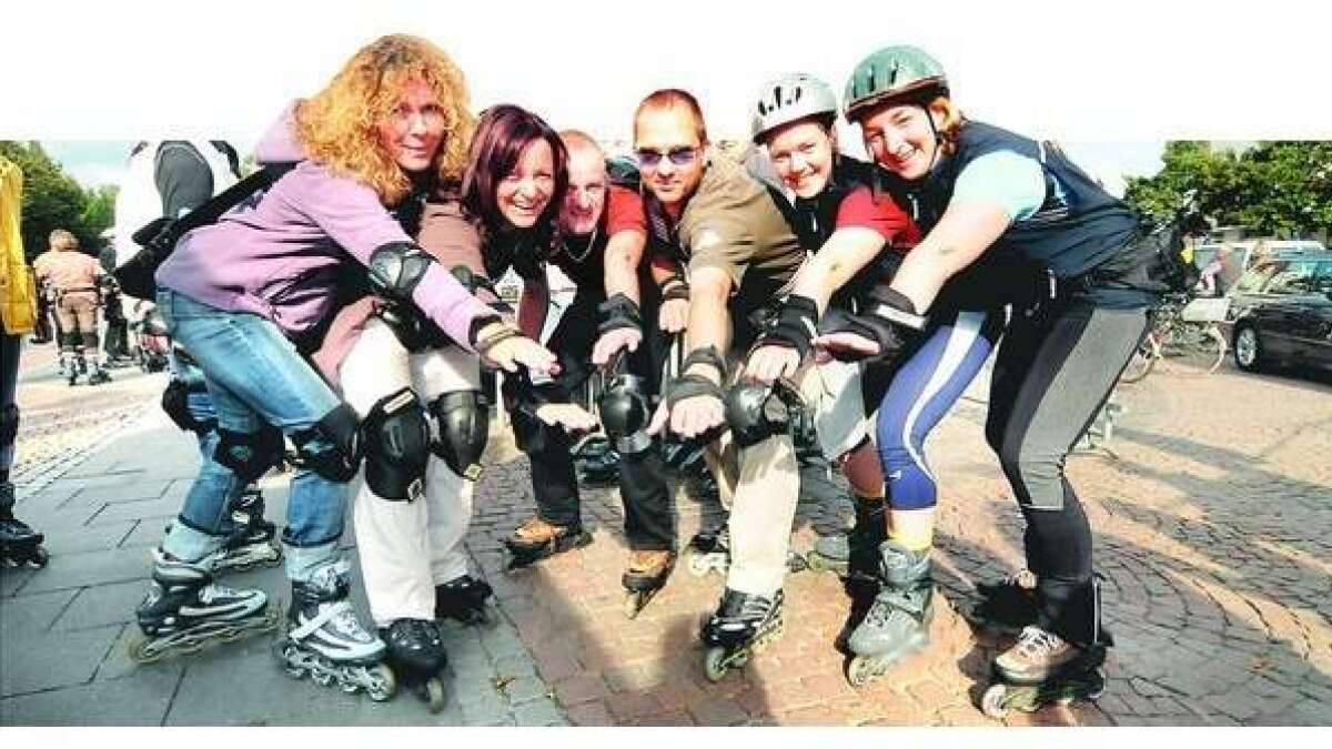 Inliner fahren Rekord ein