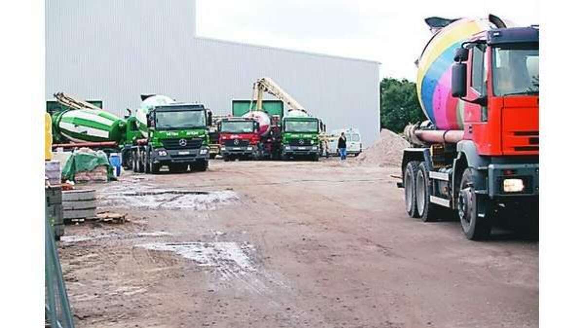 Beton für 4500 Quadratmeter geliefert