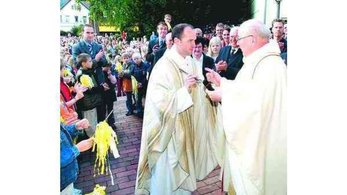 Willkommen für Pfarrer Heyer