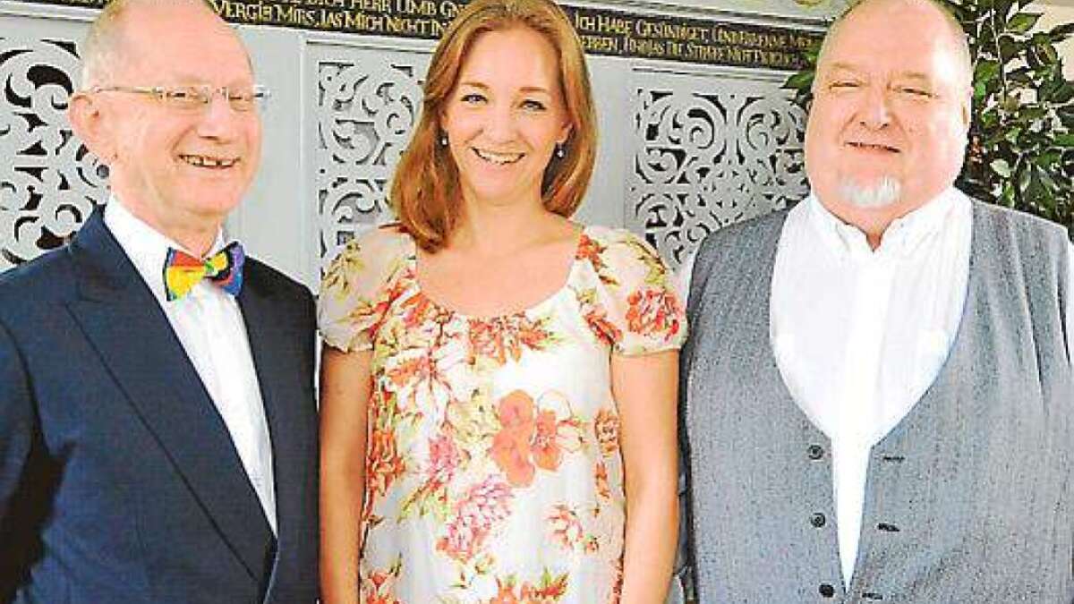 Zum Abschied vierhändiges Spiel an der Orgel