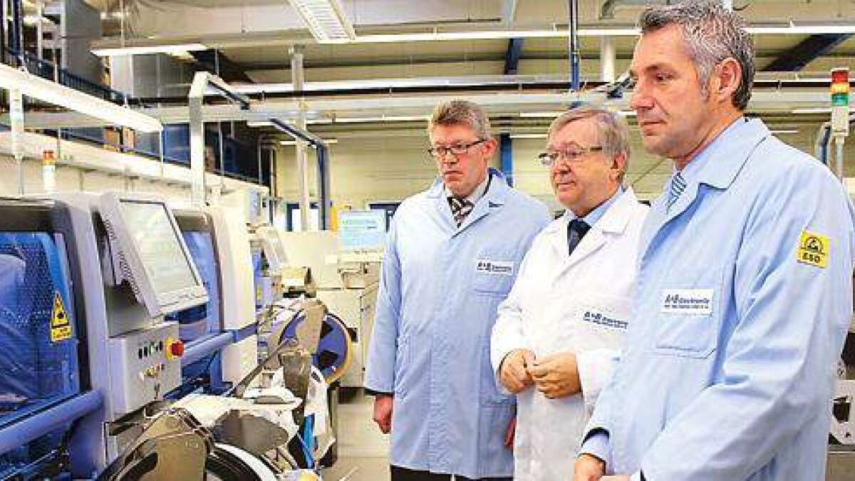 Bürgermeister Schmidtke auf Unternehmens-Tour