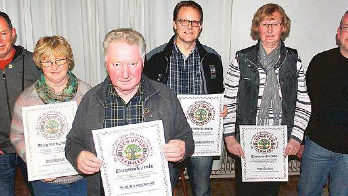 60 Jahre dem Verein die Treue gehalten