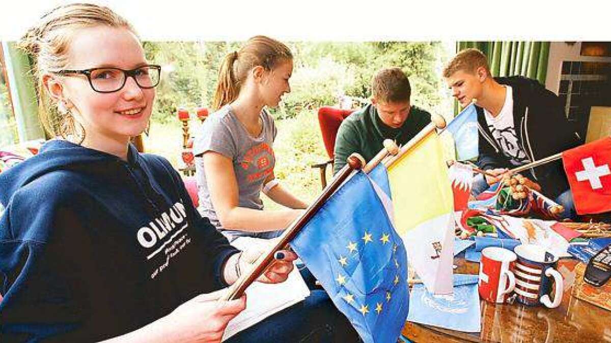 Flagge zeigen für den Weltfrieden