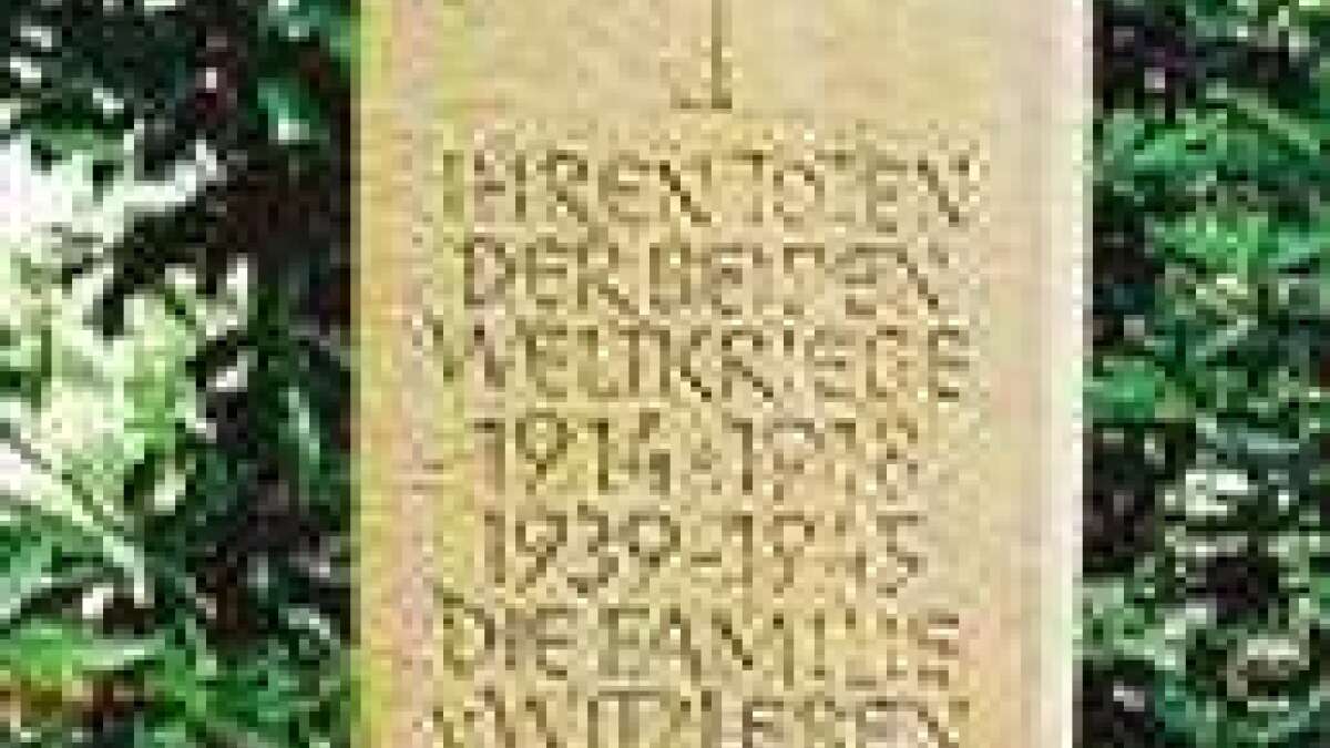 Ein Kranz zum Gedenken an Erwin von Witzleben