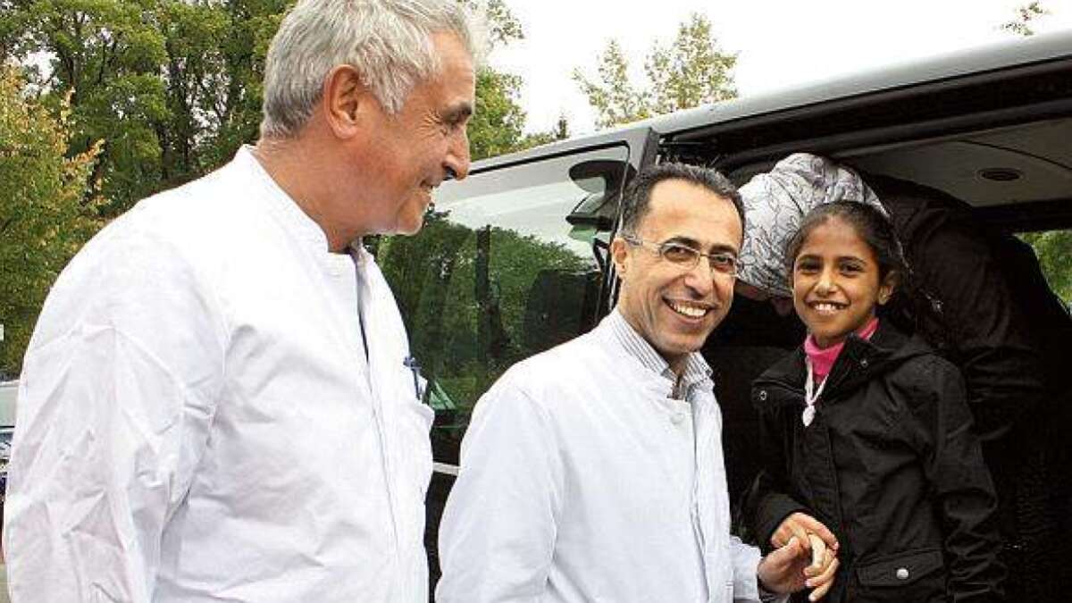 Mädchen aus Gaza kann wieder lachen