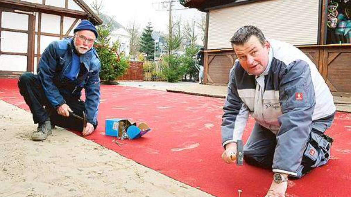 Den roten Teppich ausgerollt