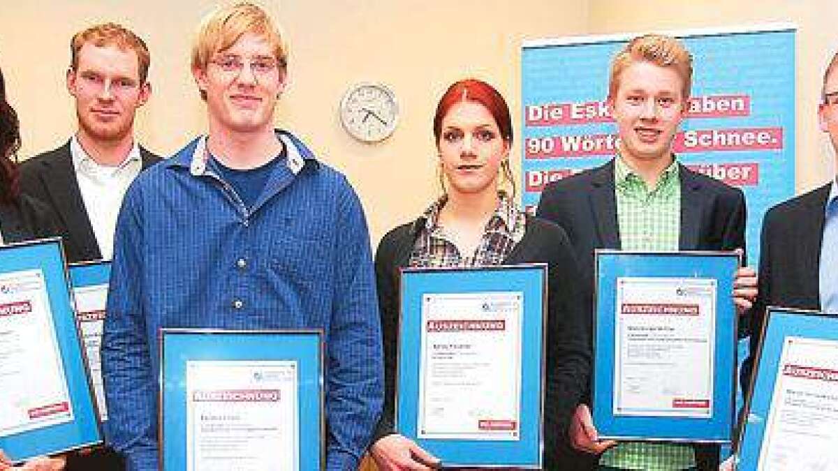 Urkunden für Wettbewerbssieger