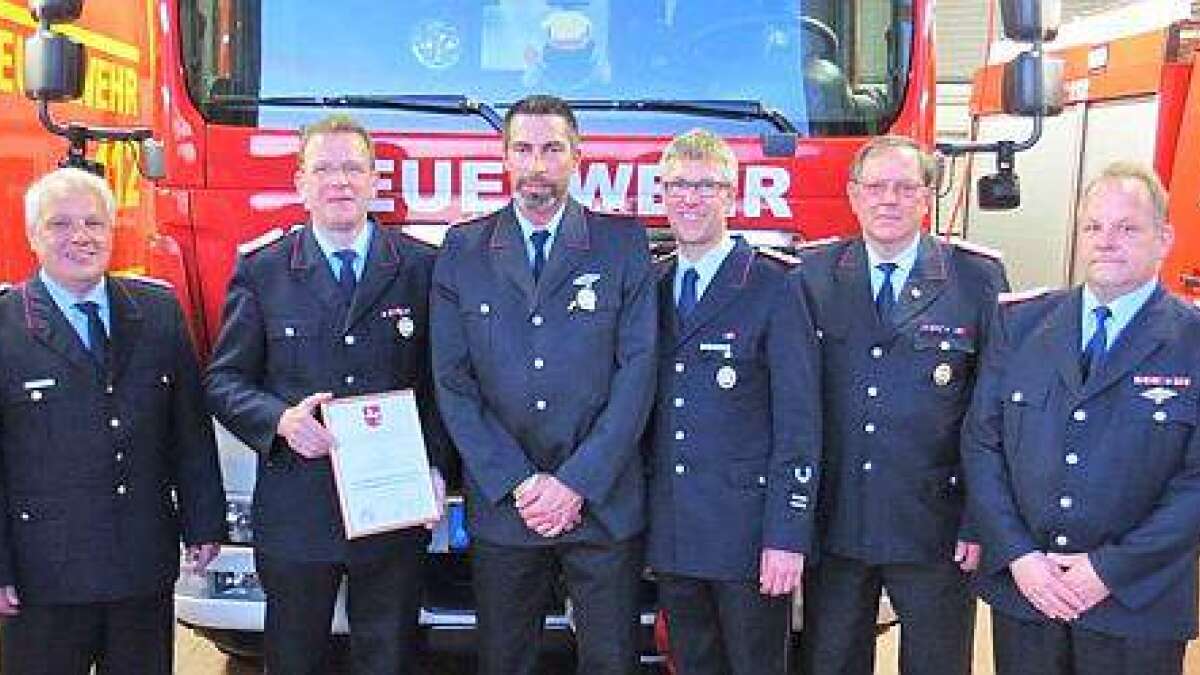 Gemeindebrandmeister seit 40 Jahren dabei