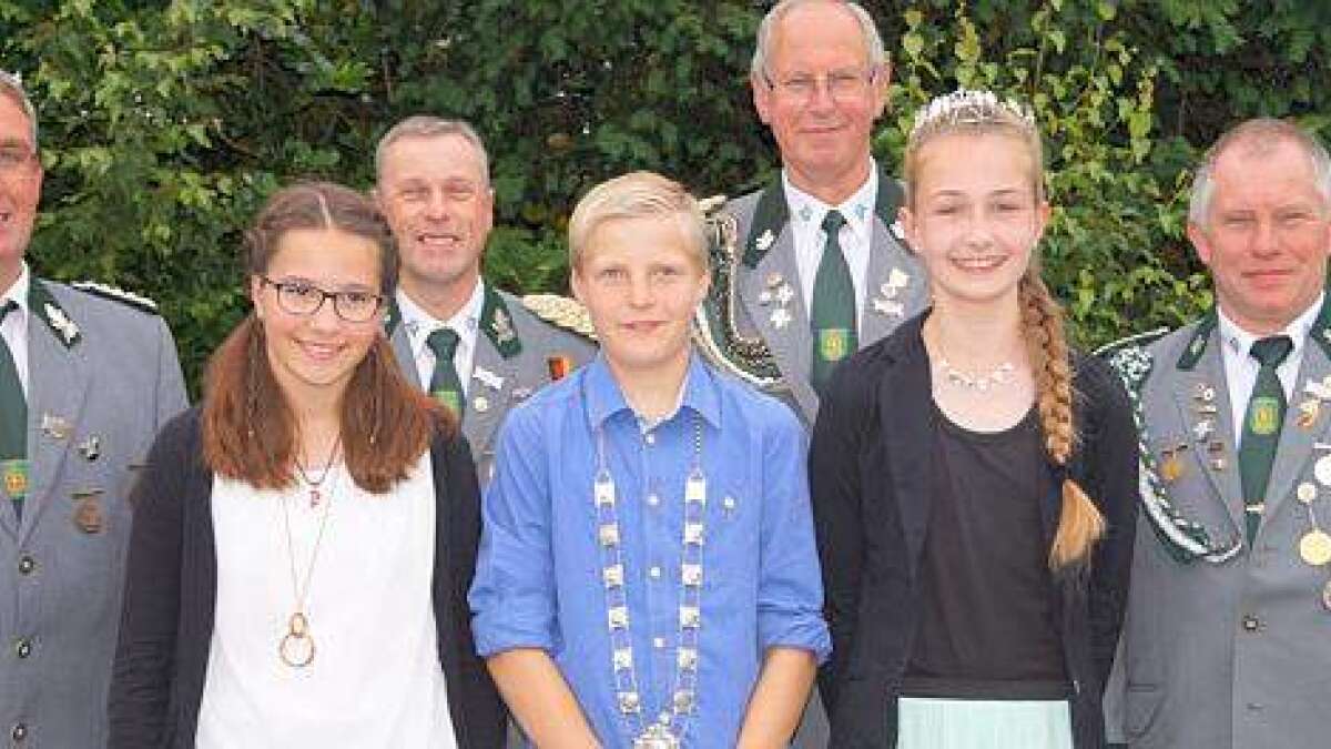Altenoyther Schützennachwuchs mit neuen Regenten