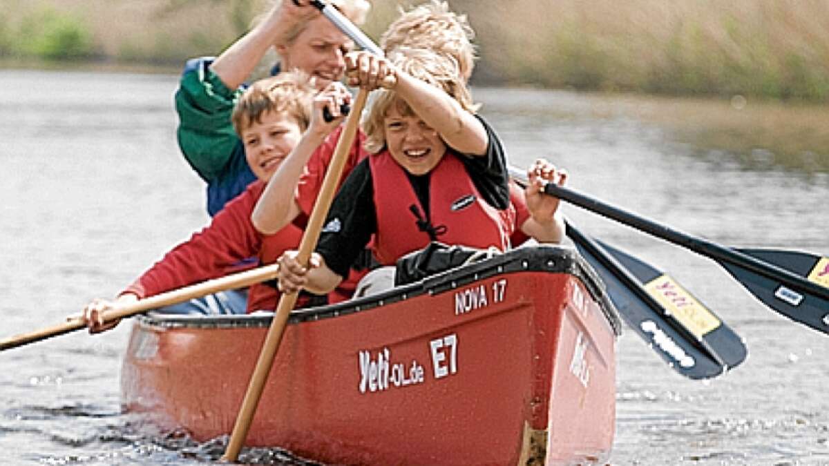 Über das Wasser gleiten