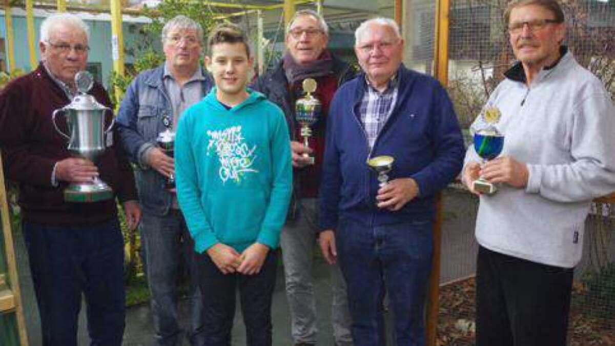 Simon Rieger bester Nachwuchszüchter