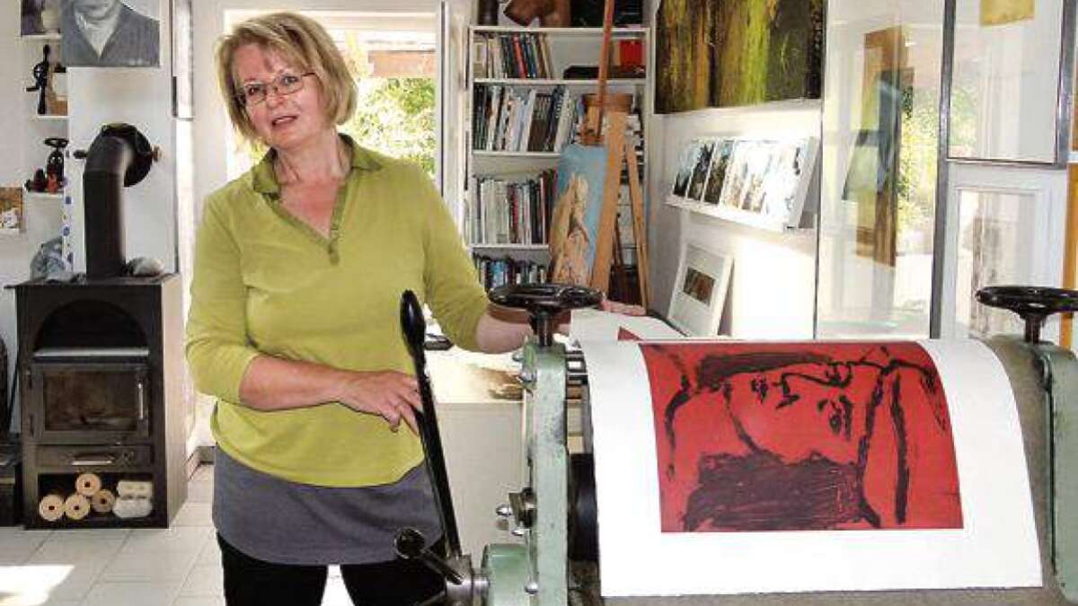 Künstlerin öffnet ihr Atelier für Besucher