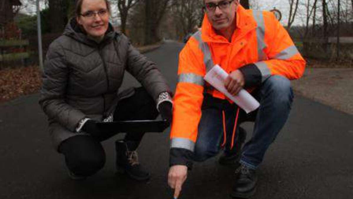 Gemeinde putzt seine Straßen heraus