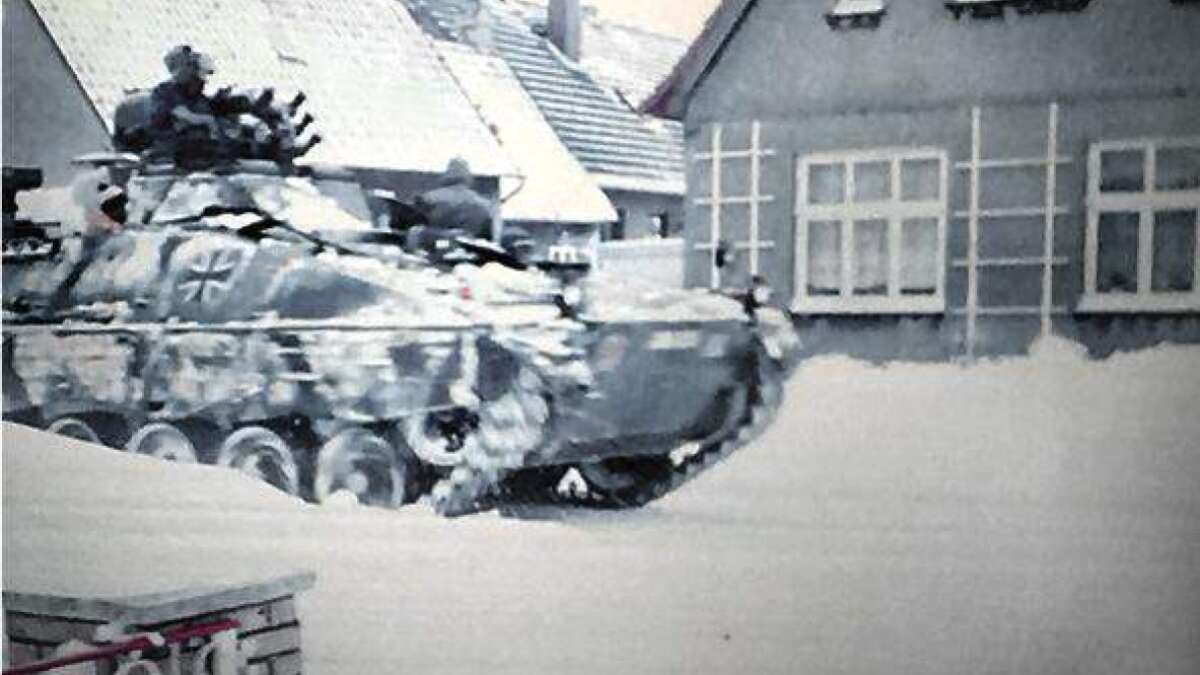 Als in Langendamm die Panzer anrückten