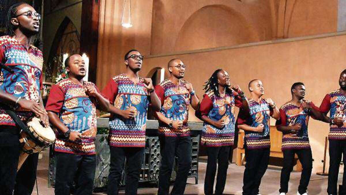 Lebendiges Konzert der „African Vocals“