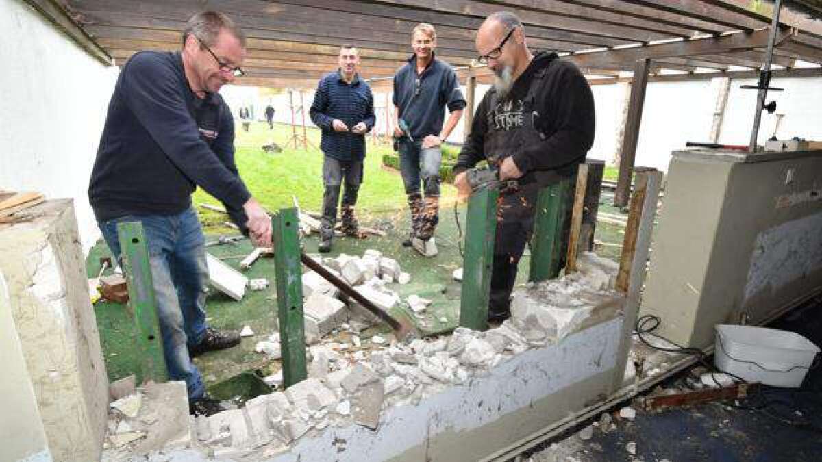 Mauer in Immer fällt an historischem Datum