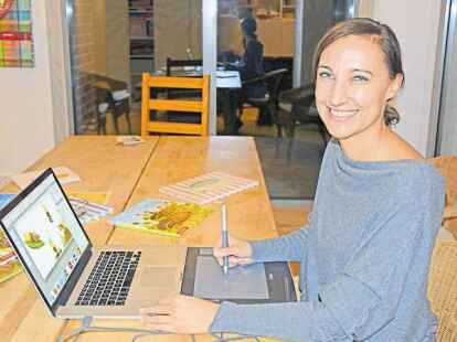 Illustratorin Andrea Reitmeyer zeichnet 'wilde Skizzen' (+Video)