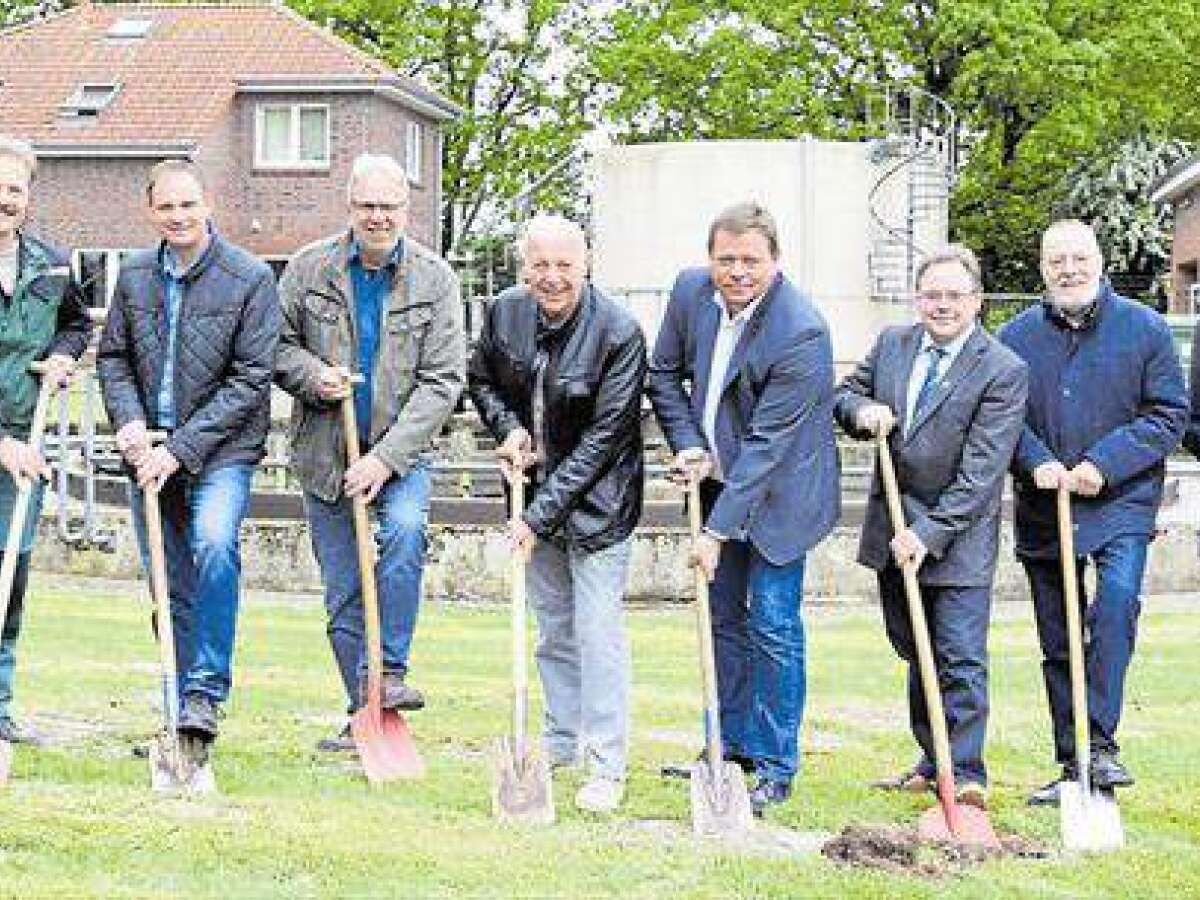 Baustart bei der Kläranlage in Westerholt