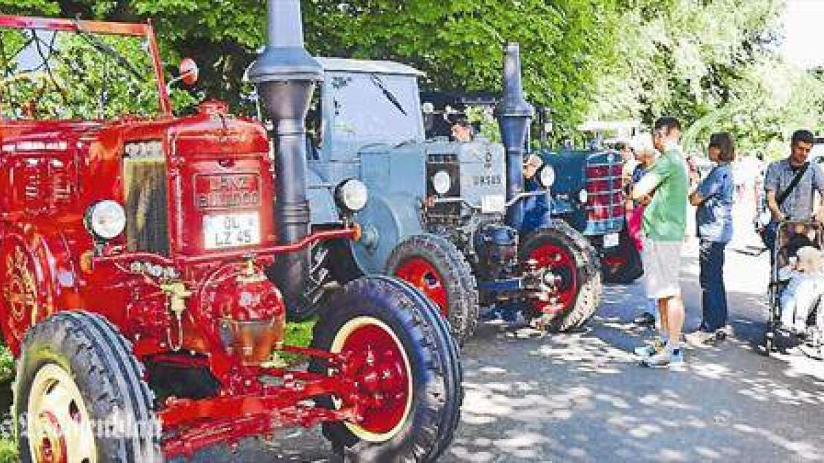 Dreschkasten rattert wie in alten Zeiten