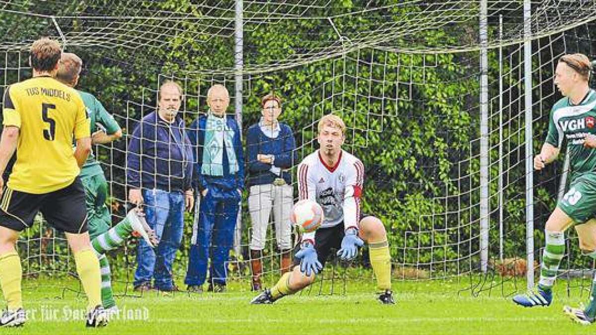 Siegfried John hält den TuS Middels lange im Spiel