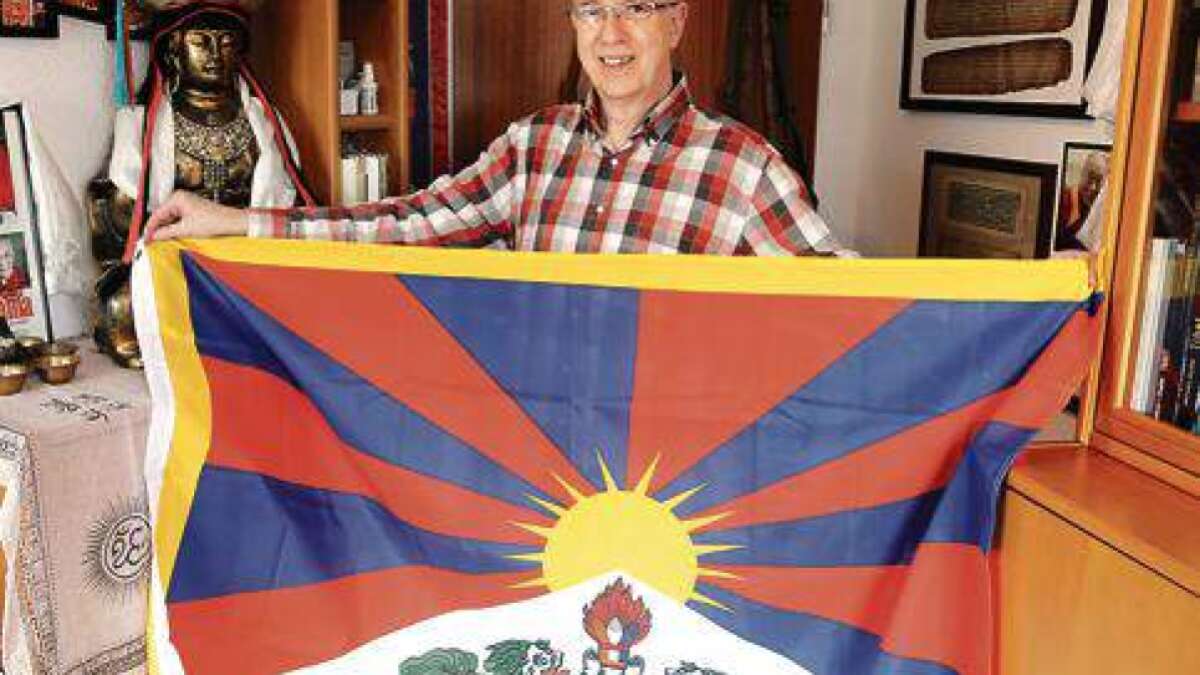 Nordenhamer zeigt Flagge für Tibet