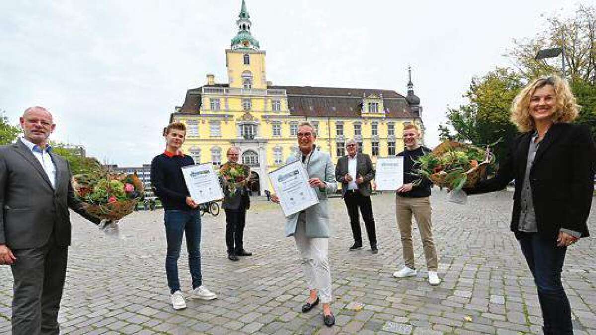 Oldenburger des Jahres - Monika Bauer-Hack und Elijah Eberle für ...