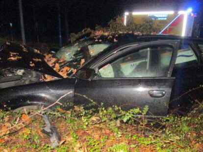 Schwerer Unfall im Kreisverkehr