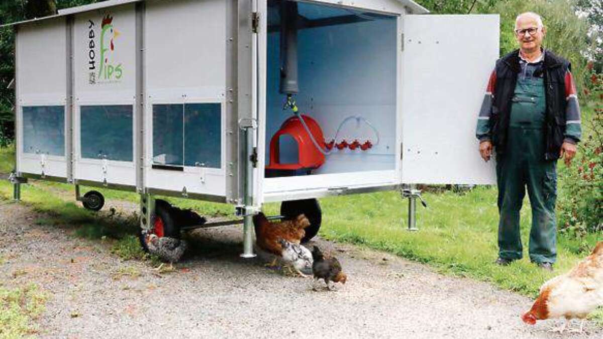 Mobiler Geflügelstall serienreif
