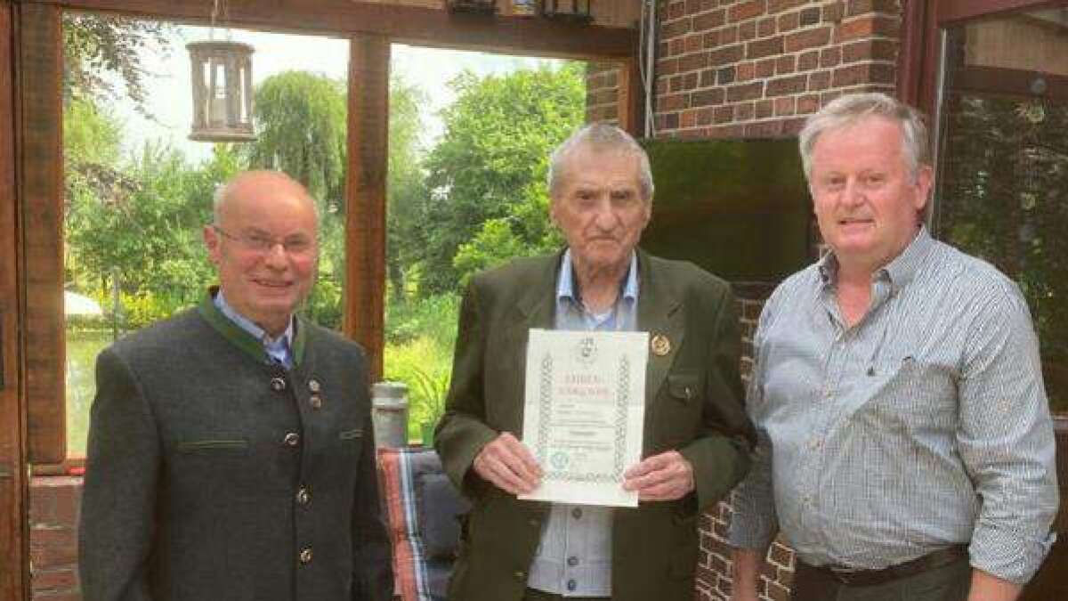 65 Jahre Mitglied im Hegering Wüsting