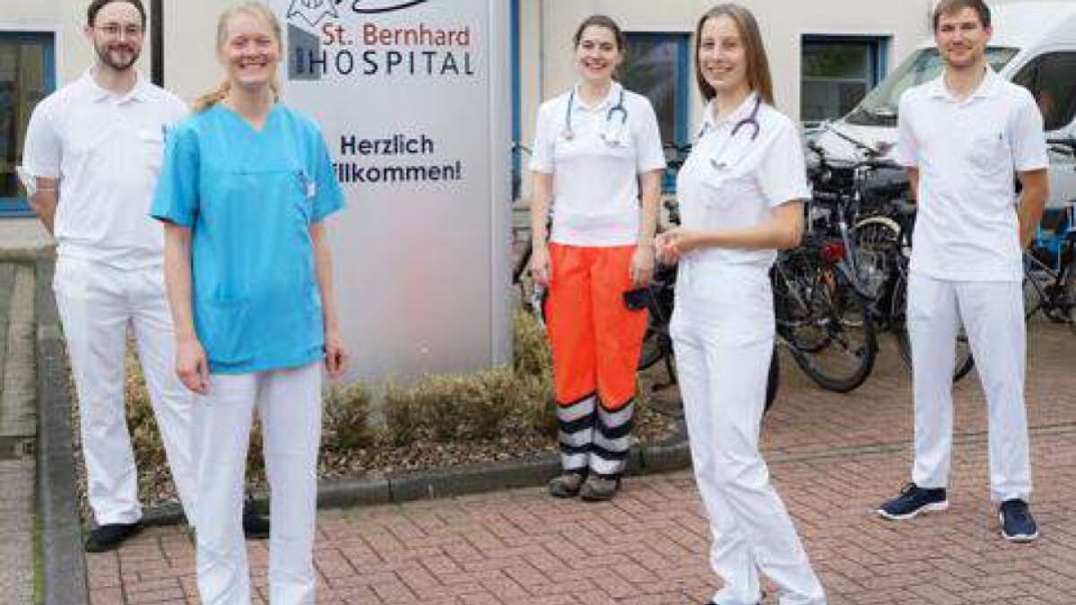 Medizinstudenten sammeln praktische Erfahrungen in Brake