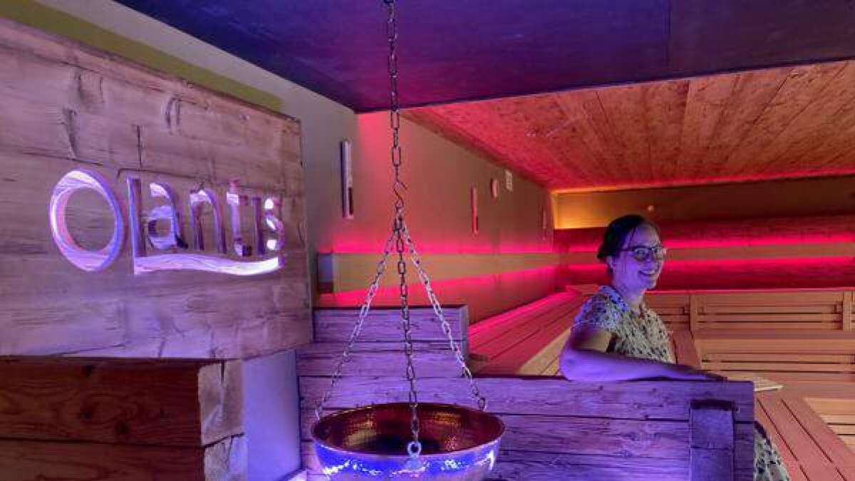 In Olantis-Sauna steht der Regler auf 2G
