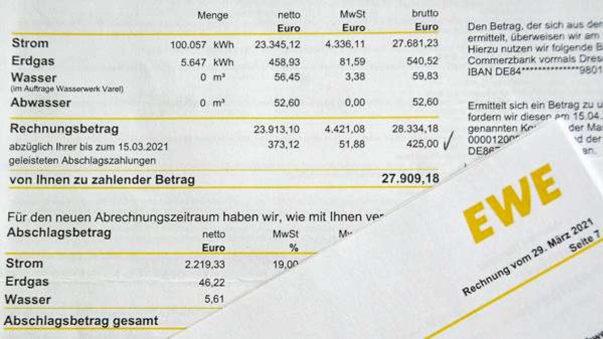 Ewe Rechnung