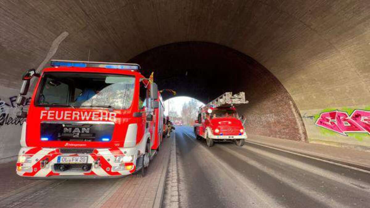Kameraden verabschieden Branddirektor Michael Bremer