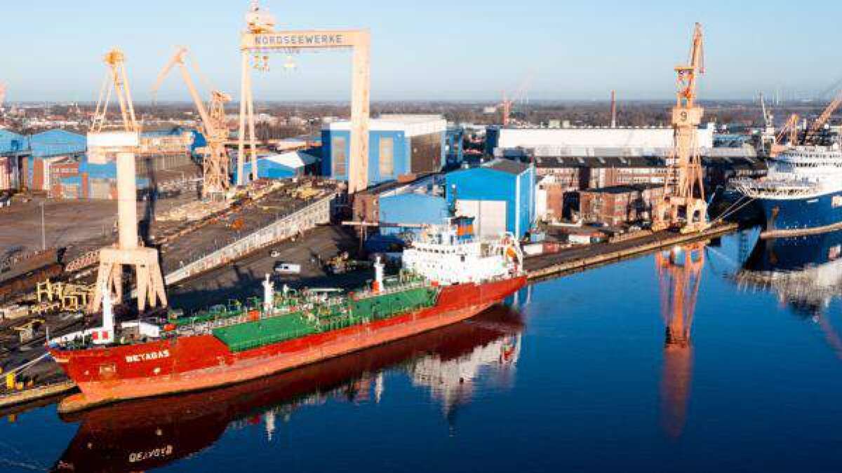 Emder Werft und Dock GmbH voll ausgelastet