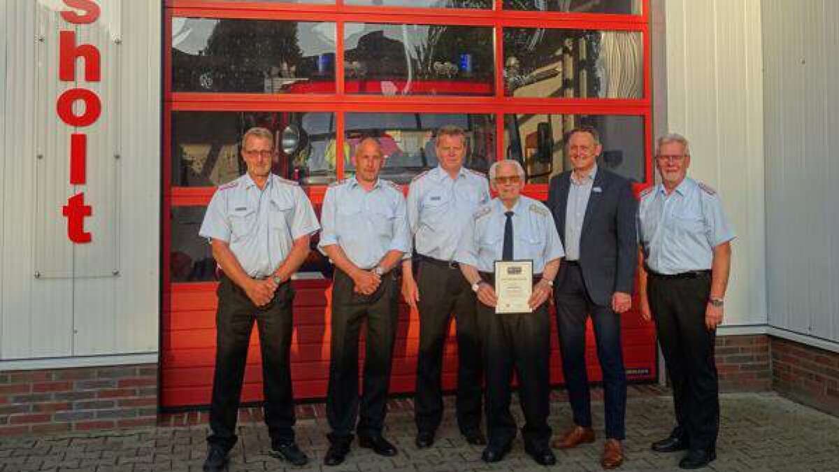 Seit 75 Jahren in der Feuerwehr