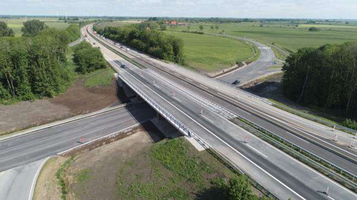 A29-Baustelle bei Zetel fünf Monate früher fertig
