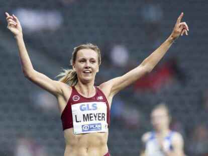 Lea Meyer freut sich auf Rennen im Leichtathletik-Tempel