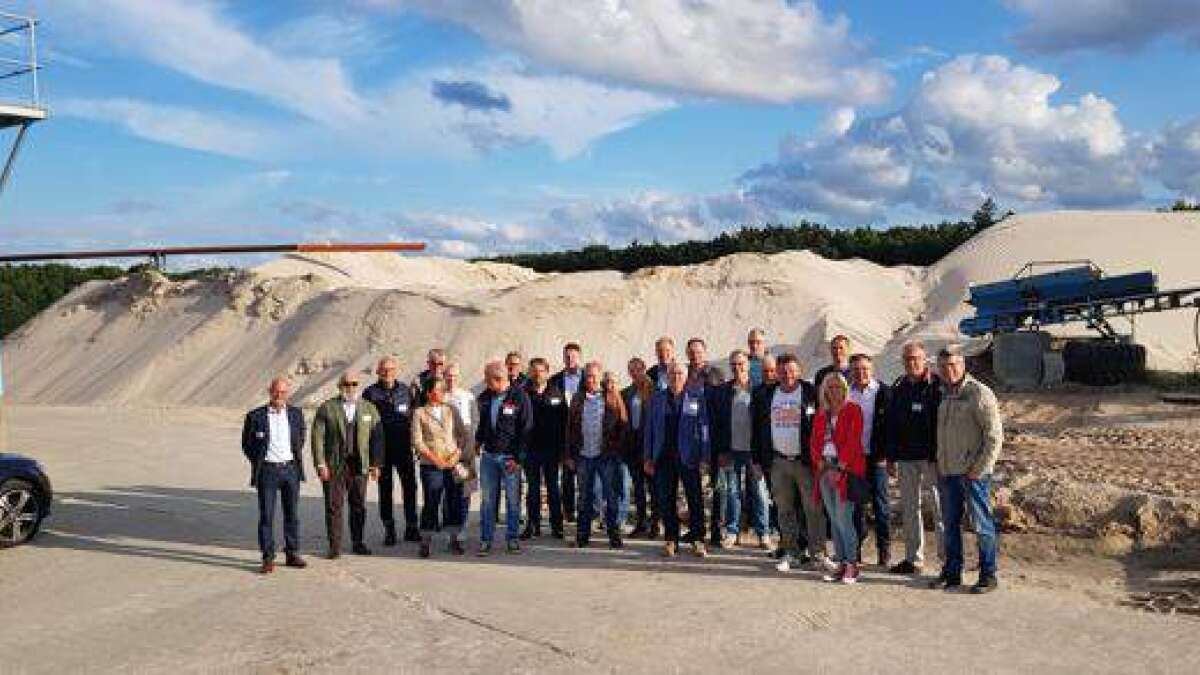 Einblicke in Sandabbau