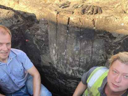 Altes Fass als Brunnenröhre genutzt?