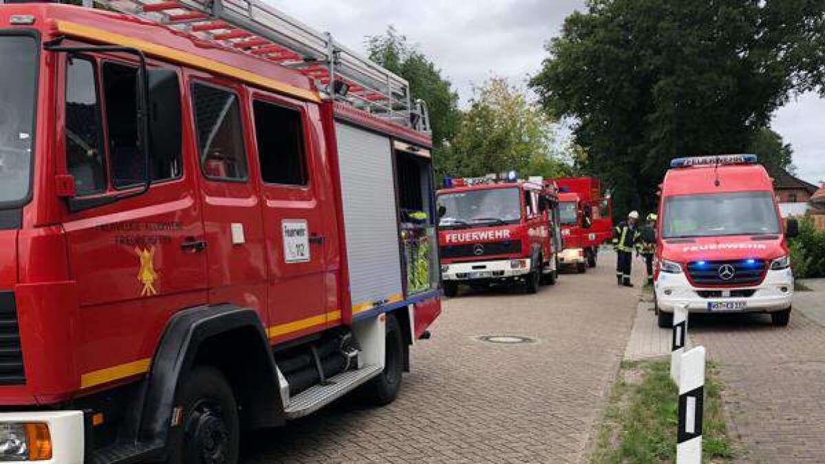 Feuerwehr probt den Ernstfall in Friedrichsfehn