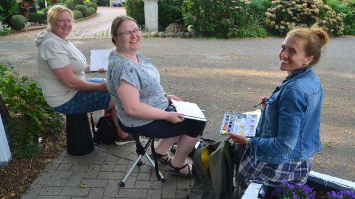 Urban Sketching in Berne: Zeichengruppe trifft sich am Sägewerk