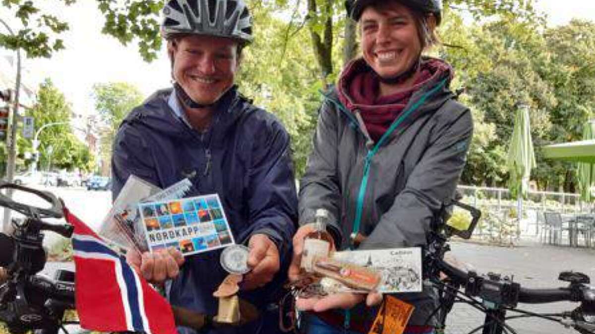 In 100 Tagen um die Ostsee: Radler-Paar nach knapp 8500 Kilometern ...